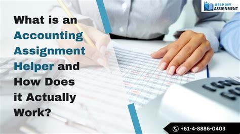 reliable accounting assignment helper for academic success