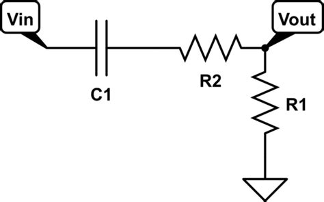 Calculating The Differential Equation For A 1 Capacitor 2 Resistor High Pass Filter Electrical