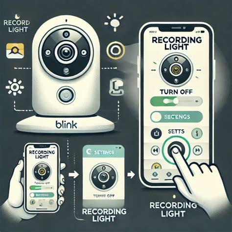 how to turn off the recording light on blink cameras a comprehensive