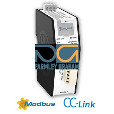 anybus x gateway ethernet modbus tcp master cc link slave ab9009 b