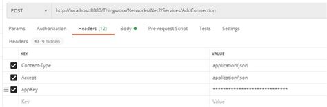 solved creating thing hierarchy in network using postman ptc community