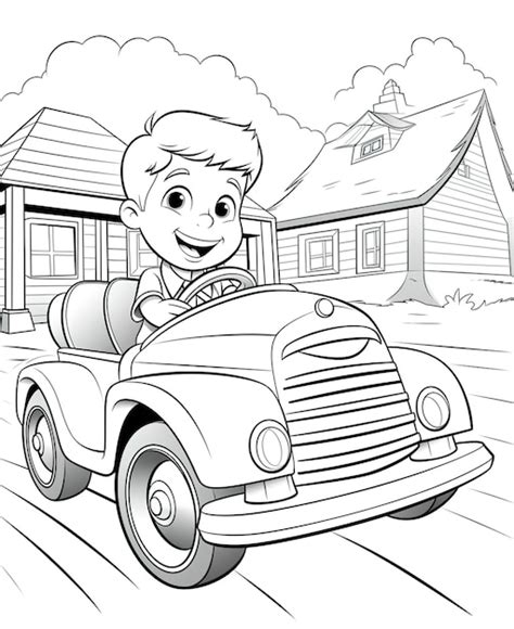 Photos Coloriage Voiture Pour Enfants Photos De Haute Qualit Gratuites