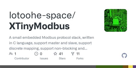 GitHub Lotoohe Space XTinyModbus A Small Embedded Modbus Protocol Stack Written In C