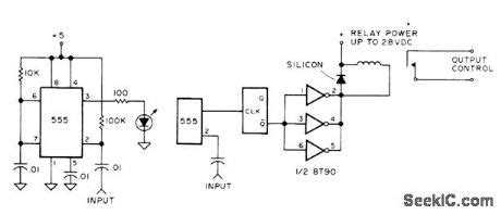 TOUCH CONTROLLED RELAY Basic Circuit Circuit Diagram SeekIC Com