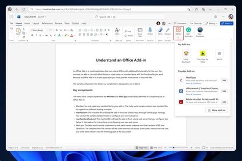 Office Add Ins Have A New Entry Point But Microsoft Should Add The