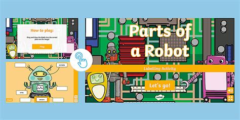 Parts Of A Robot Interactive Labelling Activity Twinkl