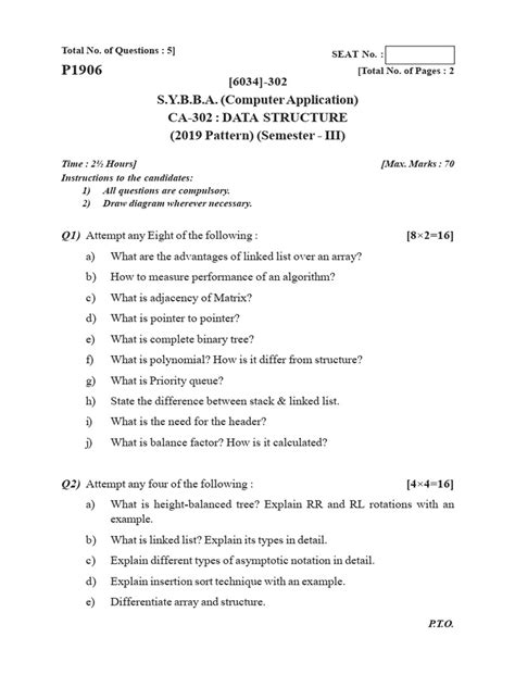 Data Structure 2 Pdf Theoretical Computer Science Discrete Mathematics