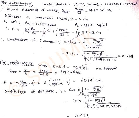 What Is Discharge Coefficient Of An Orifice At Lisa Post Blog