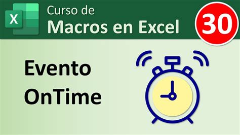 30 curso macros en excel evento ontime youtube