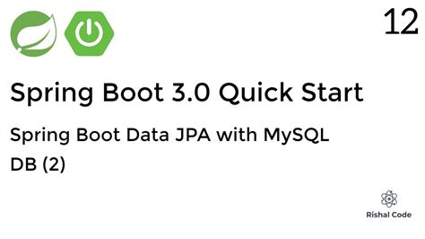 Spring Boot Data Jpa With Mysql Db 2 Youtube