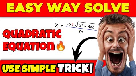 Quadratic Equation Hack Solve Them Quickly In Your Scientific Calculator In Just Minute