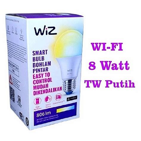 Jual Lampu Wiz Led Wifi Smart Bulb Tw Putih W Shopee Indonesia