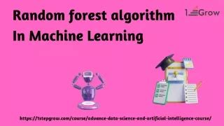 PPT - Random forest algorithm In Machine Learning PowerPoint Presentation - ID:12060215