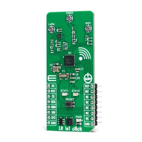 lr1110 무선 lora 트랜시버 gnss wifi 모듈 lr iot click