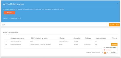 Review Your Gdap Admin Relationships