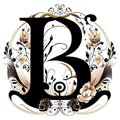 A Fancy B Vector Illustration Premium Ai Generated Vector