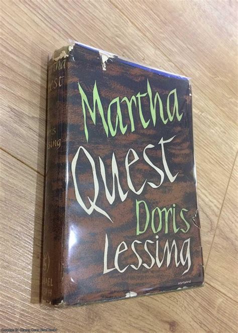 Martha Quest Von Lessing Doris Good Hardcover 1952 First Edition