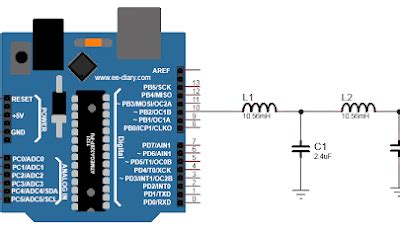 Sine Wave Using Arduino PWM Using TimerOne Library Ee Diary