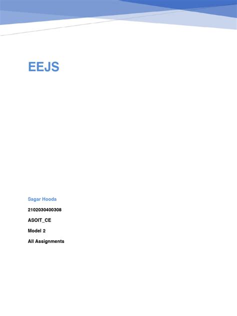 Asoit Ce 2102030400308 Sagar Eejs Assignment Pdf Bootstrap Front