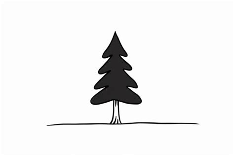 How To Draw A Pine Tree In Easy Steps Yonderoo