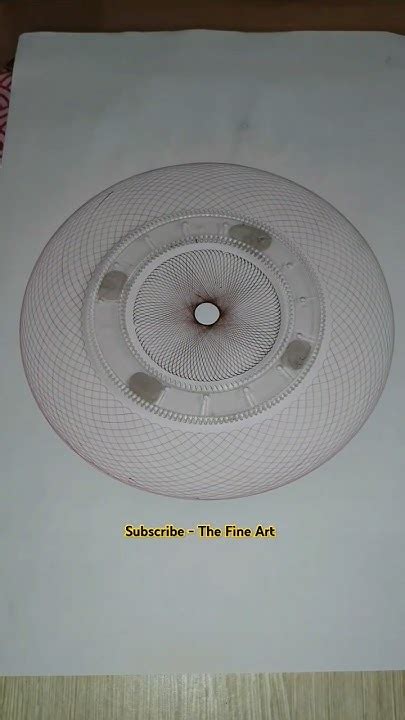 Circle Spirograph Design Wheel 52 Spirograph Art Tutorial Art Spiroart Shorts Spirograph