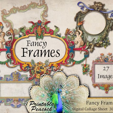 Fancy Digital Frames Etsy