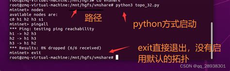1 3 mininet中使用python api直接拓扑定义以及启动方式对比 mininet 调用api扩展自定义拓扑 csdn博客