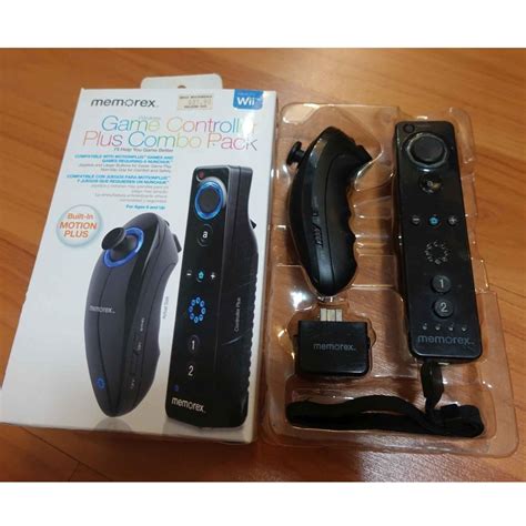 Nintendo Wii Controller Wiimote Nunchuck Motion Plus Memorex Video