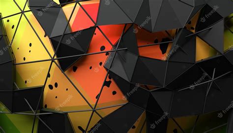 Premium Photo Abstract 3d Rendering Of Geometric Surface