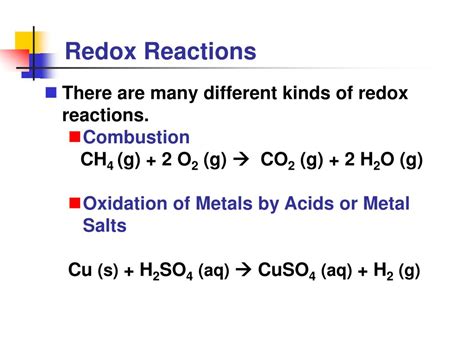 Ppt Redox Reactions Powerpoint Presentation Free Download Id