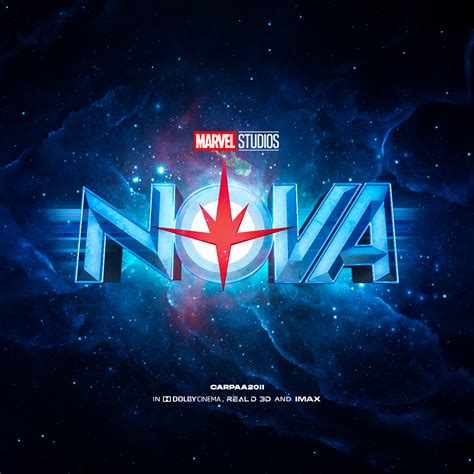 Nova Logo Marvel Comic Universe Title Card Marvel Films