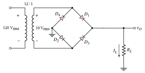 Solved The Figure Below Shows A Used Full Wave Rectifier