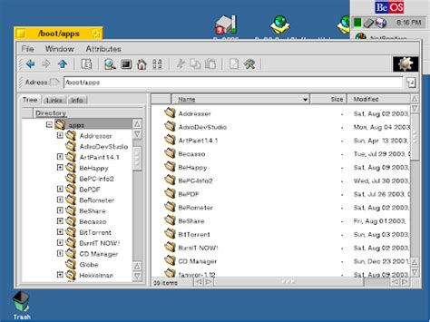 NaviTracker Tree View Of Filesystem Ideas Haiku Community