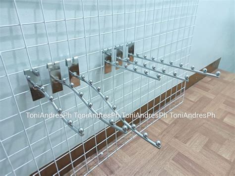 Per Piece Screen Hooks With Balls Metal Chrome Hooks Display Holder Lazada Ph