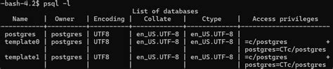 How To List All Databases In Postgresql Serverwala