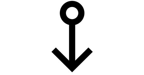 Navigation Move Movement Arrow Direction Pointer Navigate Down Circle