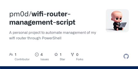 GitHub Pm D Wifi Router Management Script A Personal Project To Automate Management Of My