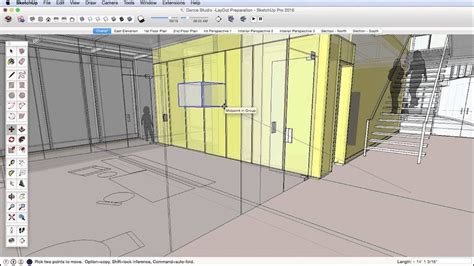 sketchup skill builder move with x ray youtube