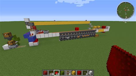 Industrial Forge Minecart Feeder With Empty Minecart Detector Redstone