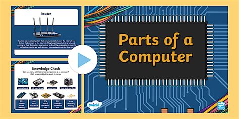 ks2 parts of a computer powerpoint computing twinkl