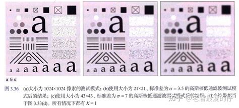 《数字图像处理》冈萨雷斯（第四版）35 平滑低通空间滤波器351 352 知乎
