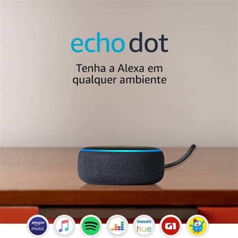 Alexa Assistente Virtual Original Amazon Shopee Brasil