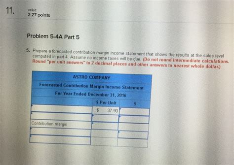 Solved Value 2 27 Polnts Exercise 5 11 Income Reporting And