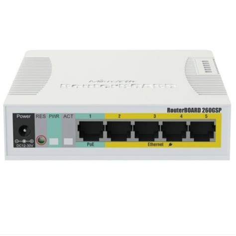 Jual Mikrotik RB260GSP Smart Switch Gigabit 5Port SFP POE CSS106 Shopee Indonesia