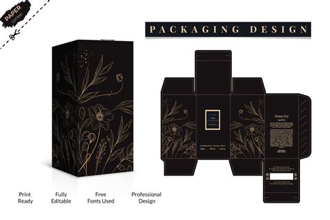 White Graphic Design Packaging