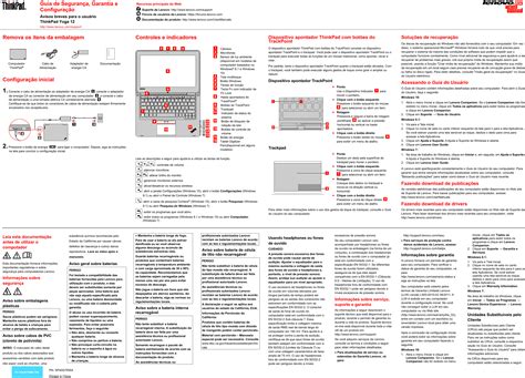 Lenovo Yoga 12 Swsg Pt Br Sp40G76504 User Manual Brazilian Portuguese Safety Warranty And