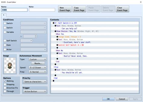 Basic Event Help RPG Maker Forums