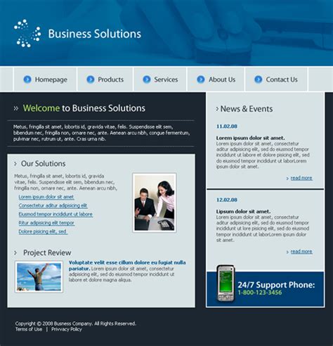 Corporate Pro CSS Template Computers Technology Website Templates DreamTemplate