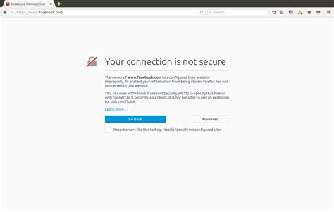Networking Privacy Erroryour Connection Is Not Private Ask Ubuntu