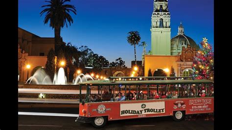 View The Best San Diego Christmas Lights With Old Town Trolley Youtube